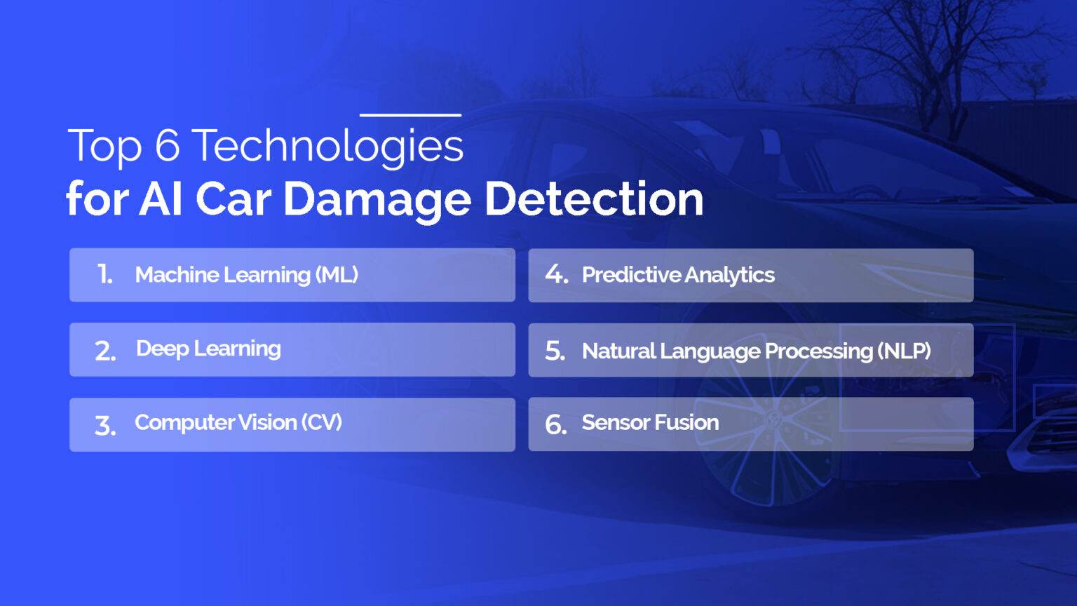 Inspect and Identify Damage Using AI Car Damage Detection