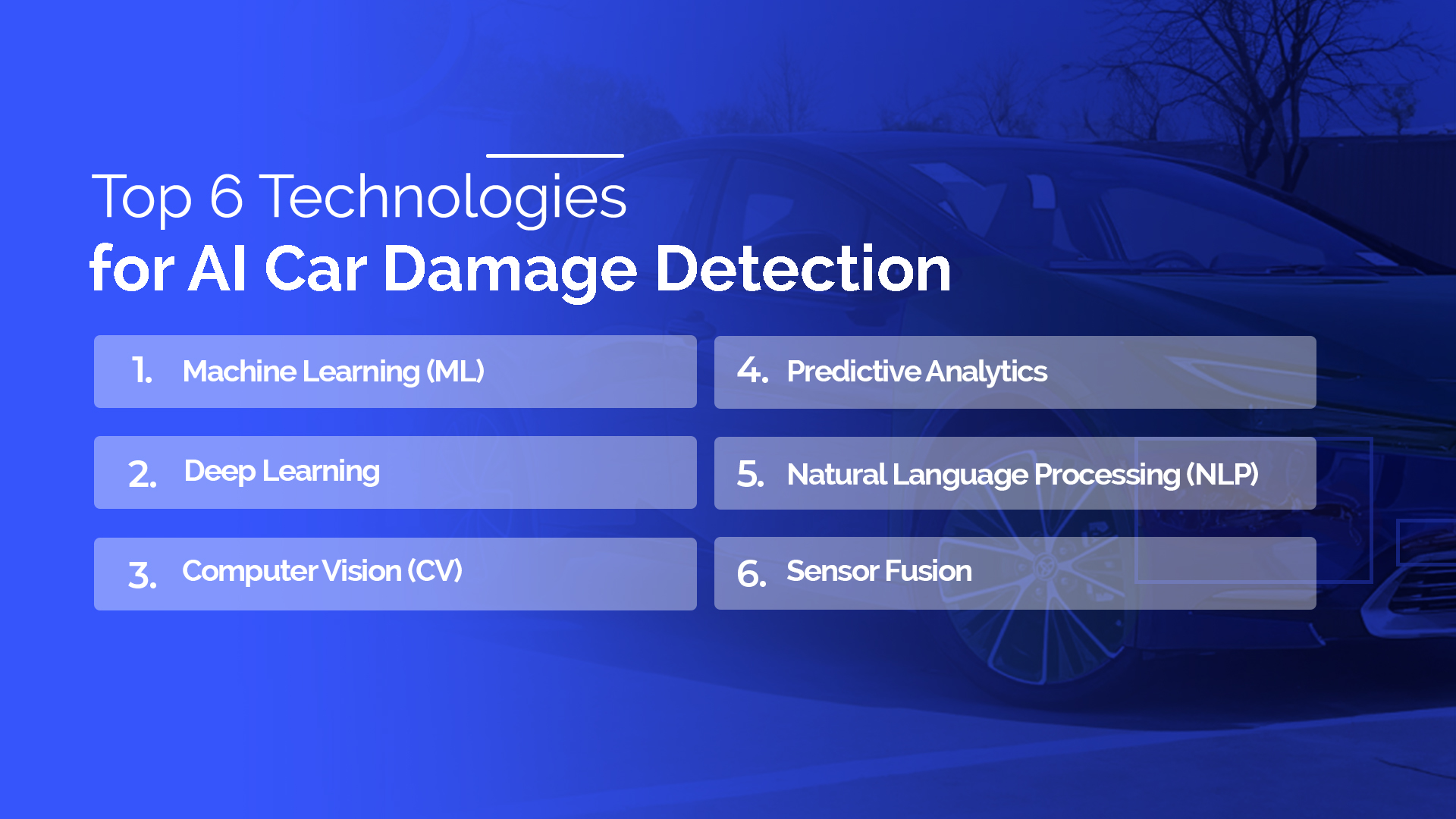 Inspect and Identify Damage Using AI Car Damage Detection