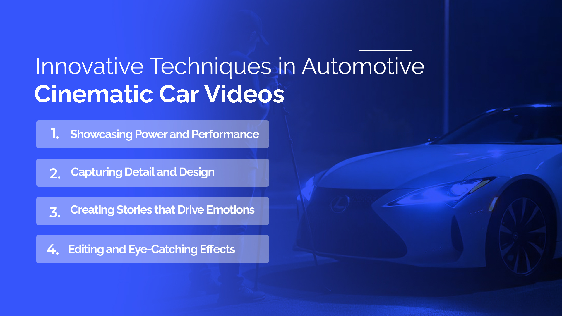 Best Tips to Shoot Cinematic Car Videos to Boost Sales