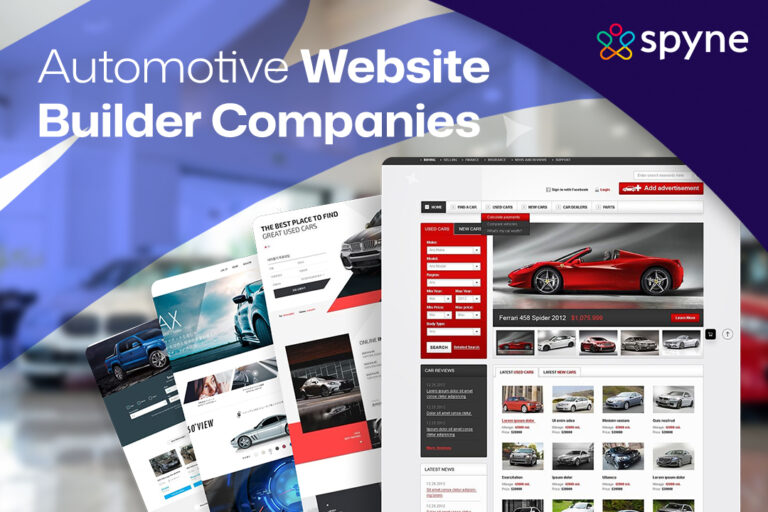 Top Automotive Website Builder Companies for Automotive Dealers